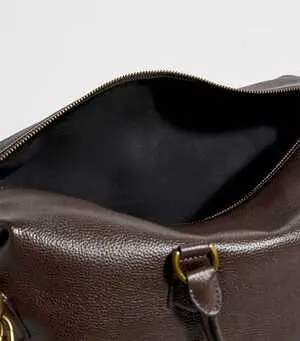 Polo Ralph Lauren Grained Leather Duffle Bag