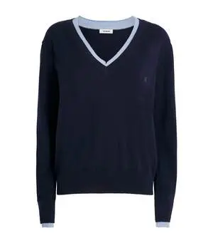 Sandro Wool-cashmere V-neck Sweater