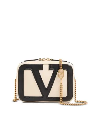 Valentino Garavani Viva Superstar Convertible Belt Bag - White/black