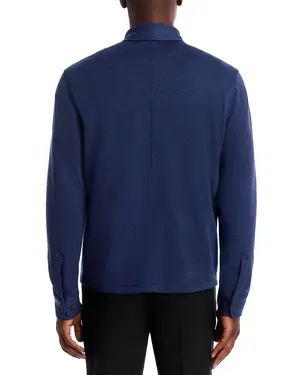 Peter Millar Crown Fleece Shirt Jacket - Navy