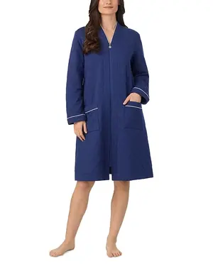 Eileen West Waltz Zip Robe - Navy