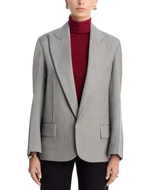 Victoria Beckham Sculptural Sleeve Blazer