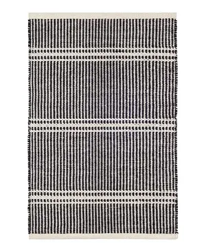 DASH & ALBERT BY ANNIE SELKE Dash Albert Annie Selke Malta Wool Da1925 Area Rug, 9'0x12'0 - Black