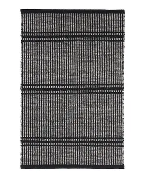 DASH & ALBERT Dash Albert Annie Selke Malta Wool Da1698 Area Rug, 5'0x8'0 - Black
