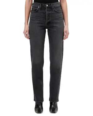 AGOLDE 90's Pinch Waist High-rise Straight Jeans - Radius