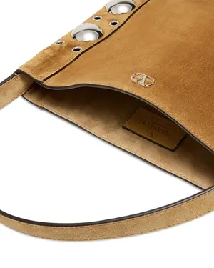 Valentino Garavani Nellcote Suede Fringe Shoulder Bag