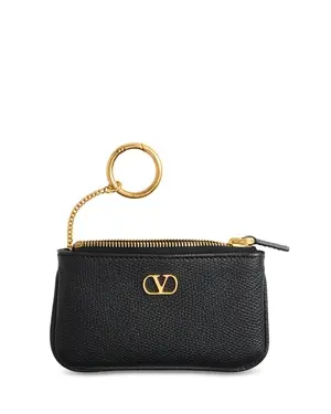 Valentino Garavani Signature Vlogo Key Ring Pouch