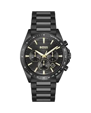 Hugo Boss Chronograph Watch, 41mm - Black/black