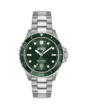 Hugo Boss Troper Sport Watch - Green/silver