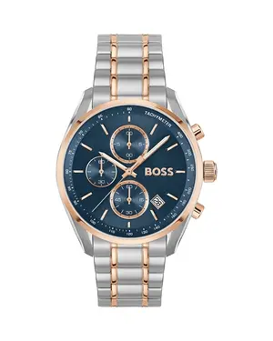 Hugo Boss Grand Prix Chronograph Watch - Blue/silver