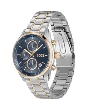 Hugo Boss Grand Prix Chronograph Watch - Blue/silver