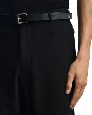Emporio Armani Regular Fit Technical Jersey Trousers