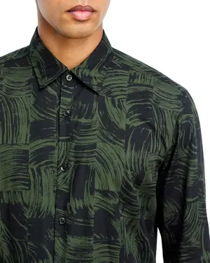 Hugo Printed Casual Slim Fit Button Down Shirt