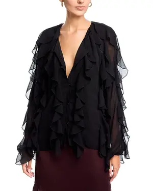 Area Stars Ruffle Blouses