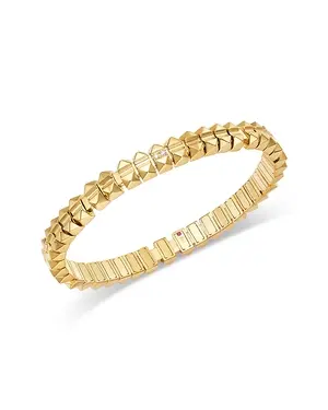 Roberto Coin 18k Yellow Obelisco Diamond Bangle Bracelet - Gold