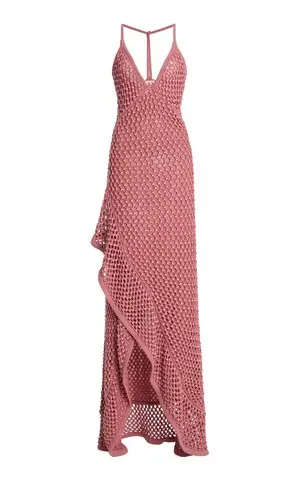 DIOTIMA Riki Cotton-blend Crochet Maxi Dress