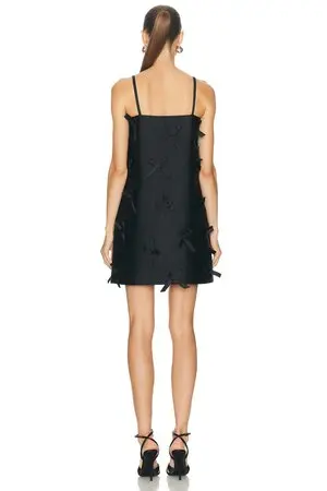 JIL SANDER Bow Pressed Mini Dress