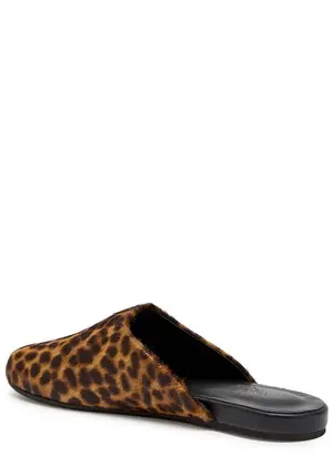ANCIENT GREEK SANDALS The Slipper Printed Pony-hair Mules
