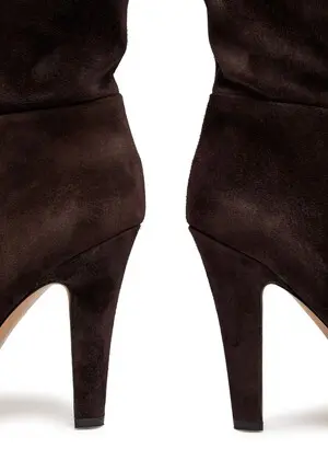 Paris Texas Elsa 100 Suede Over-the-knee Boots - Brown