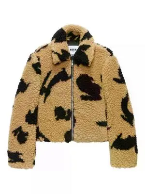 MSGM Patterned Zip-up Jacket