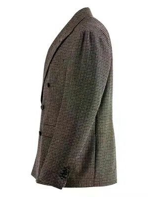Tagliatore Houndstooth Double-breasted Jacket