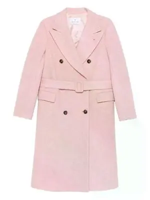 MANUEL RITZ Flap-pockets Double-breasted Coat