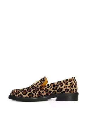 MARA BINI Frida Animal-print Loafers