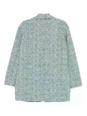 MANUEL RITZ Chevron-pattern Tweed Jacket