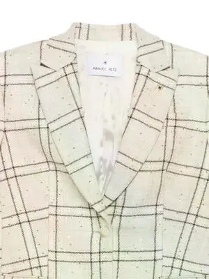 MANUEL RITZ Check-pattern Blazer