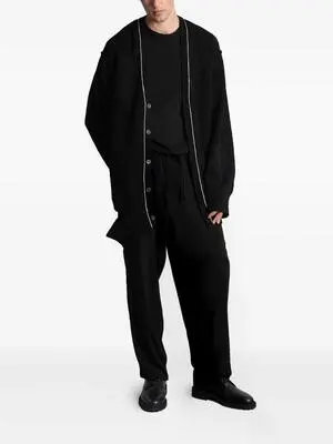 Yohji Yamamoto Button Trim Cardigan