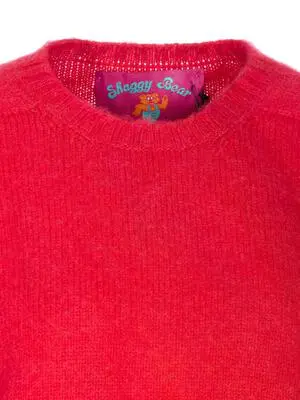 Howlin' Haggy Striped Bear Sweater - Red