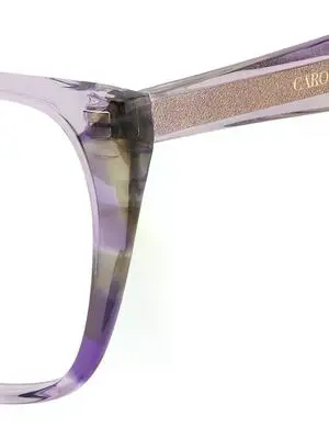 Carolina Herrera Cat-eye Patterned-frame Glasses