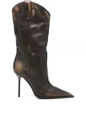 Pull-On Stiletto Boots