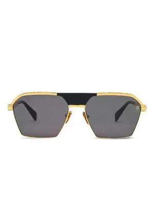 Balmain Square-frame Sunglasses - Gold