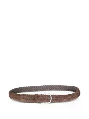 Orciani Woven Suede Belt