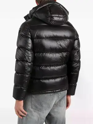 BLAUER. Hooded Padded Clipper Coat