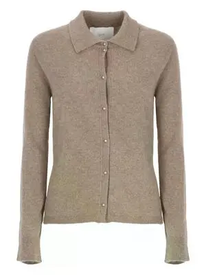 VANISÈ Buttoned Cardigan With Collar