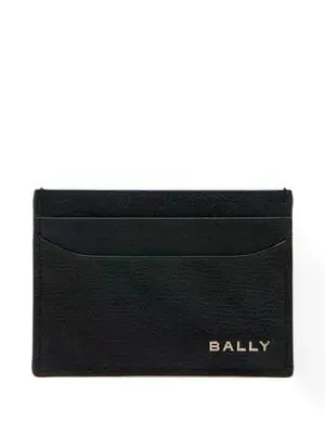 Bally Essential Grained Card Holder - Black