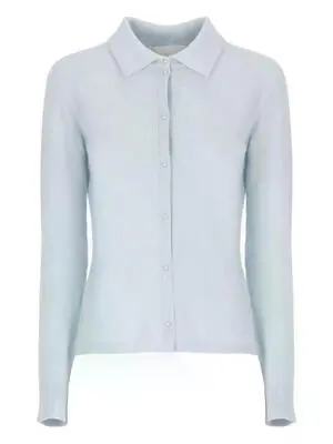 VANISÈ Buttoned Cardigan With Polo Collar