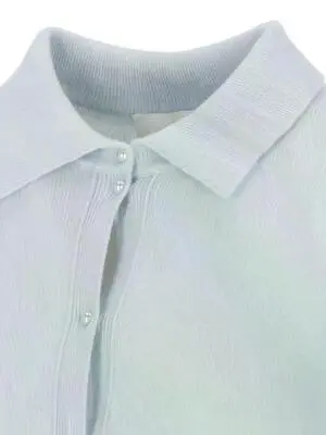 VANISÈ Buttoned Cardigan With Polo Collar