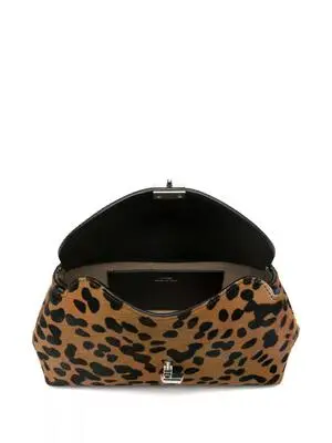 TOTEME Leopard-print Foldover Clutch Bag