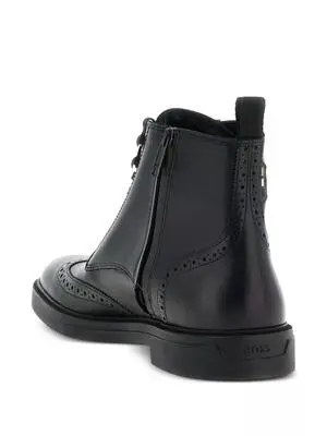 BOSS Leather Biker Boots