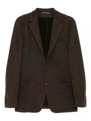 Canali Single-breasted Knitted Blazer