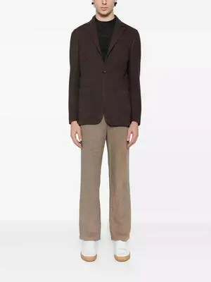 Canali Single-breasted Knitted Blazer