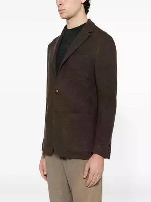 Canali Single-breasted Knitted Blazer