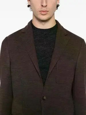 Canali Single-breasted Knitted Blazer