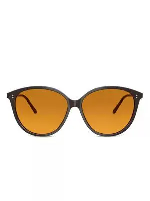Oliver Spencer Round-frame Sunglasses - Brown