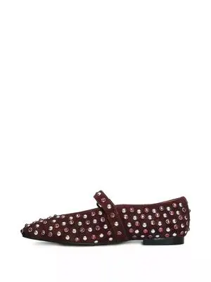 BIBI LOU Studded Buckle Ballet Flats