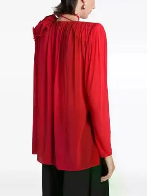 Magda Butrym Ruffled Tie Top