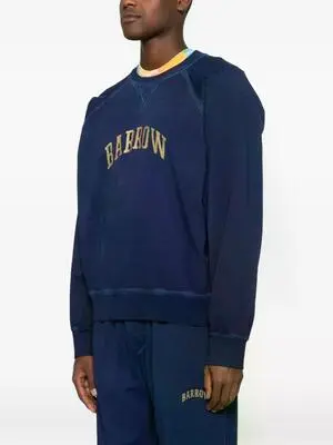 BARROW Logo-print Crew-neck Sweatshirt